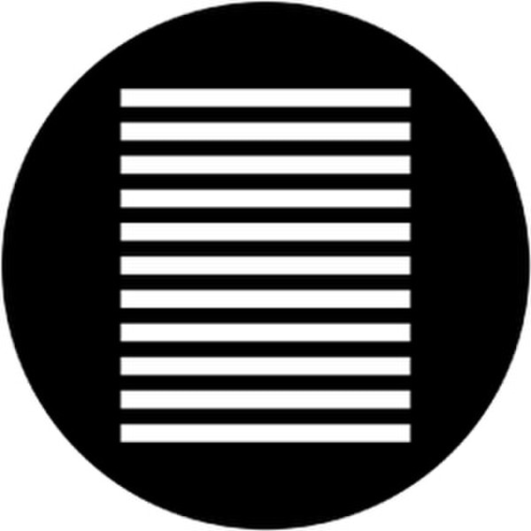 Rosco Steel Gobo - Venetian Blind 2 (Rosco Steel Gobo 77904)